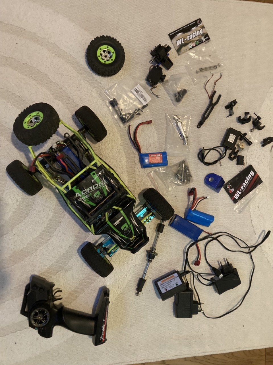 Wltoys 12428 RC tuning 4 baterie części WL Toys | Warszawa | Kup teraz na Allegro Lokalnie