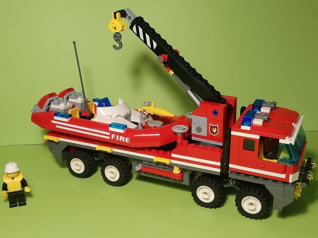 Lego 7213 Off-Road Fire Truck & Fireboat | Warszawa | Kup teraz na ...