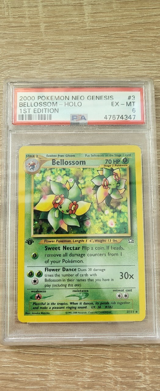 Karta Pokemon PSA 6 1 ed Bellossom | Warszawa | Kup teraz na Allegro ...