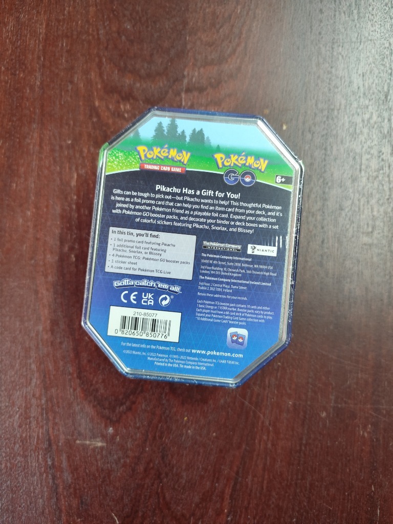 TCG Pokemon Go Tin Box Blissey | Nysa | Licytacja na Allegro Lokalnie