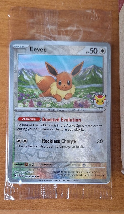 Pokémon TCG: Day 2025 Eevee promo card Prismatic Evolutions | Piwniczna ...