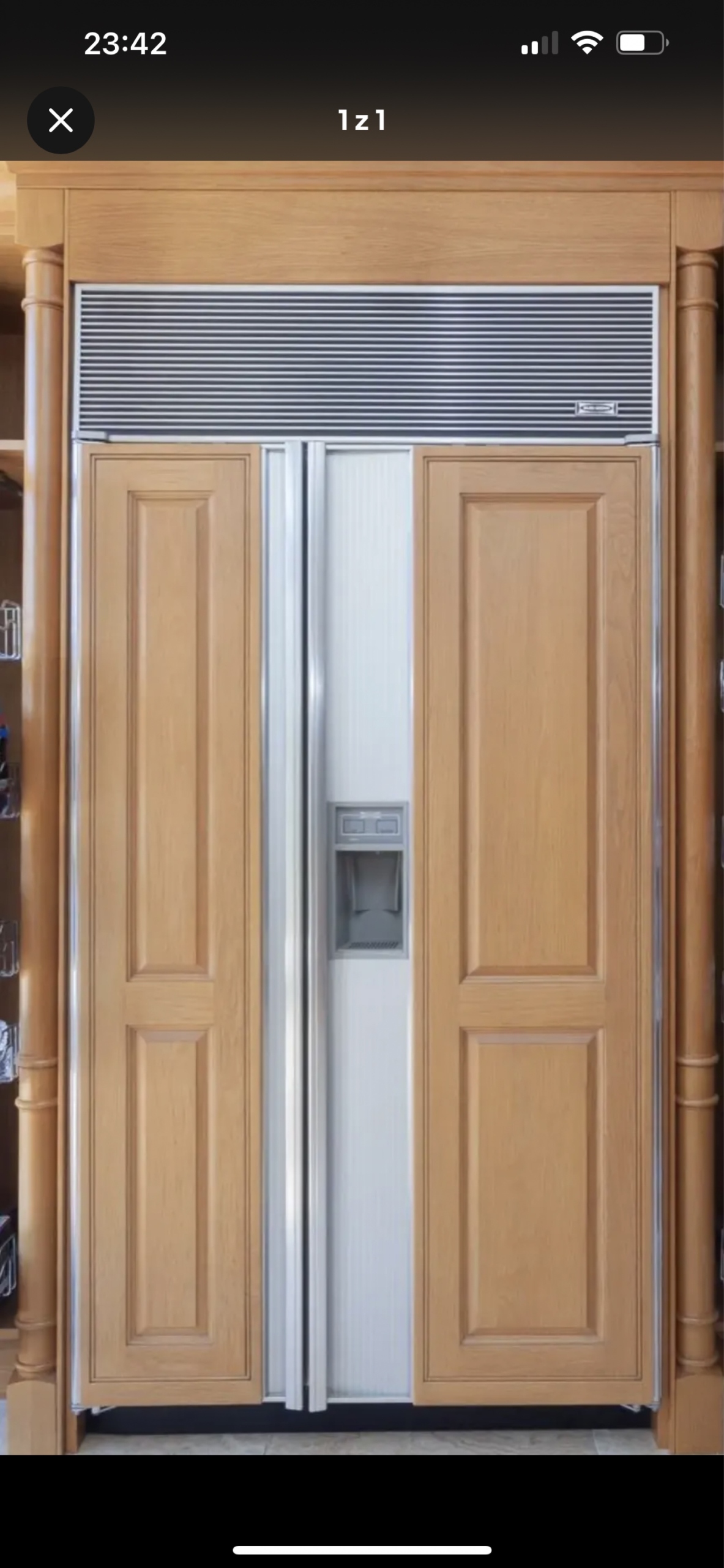 Sub Zero side by side lodówka do zabudowy modl 680 | Żabieniec ...