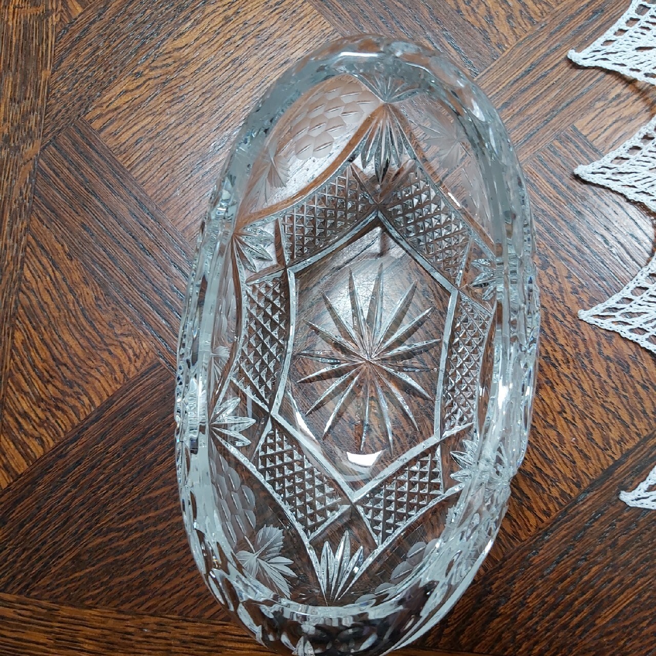 Kryształ z PRL- Żardiniera Gondola z lat 70-tych | Bukowiec | Kup teraz ...