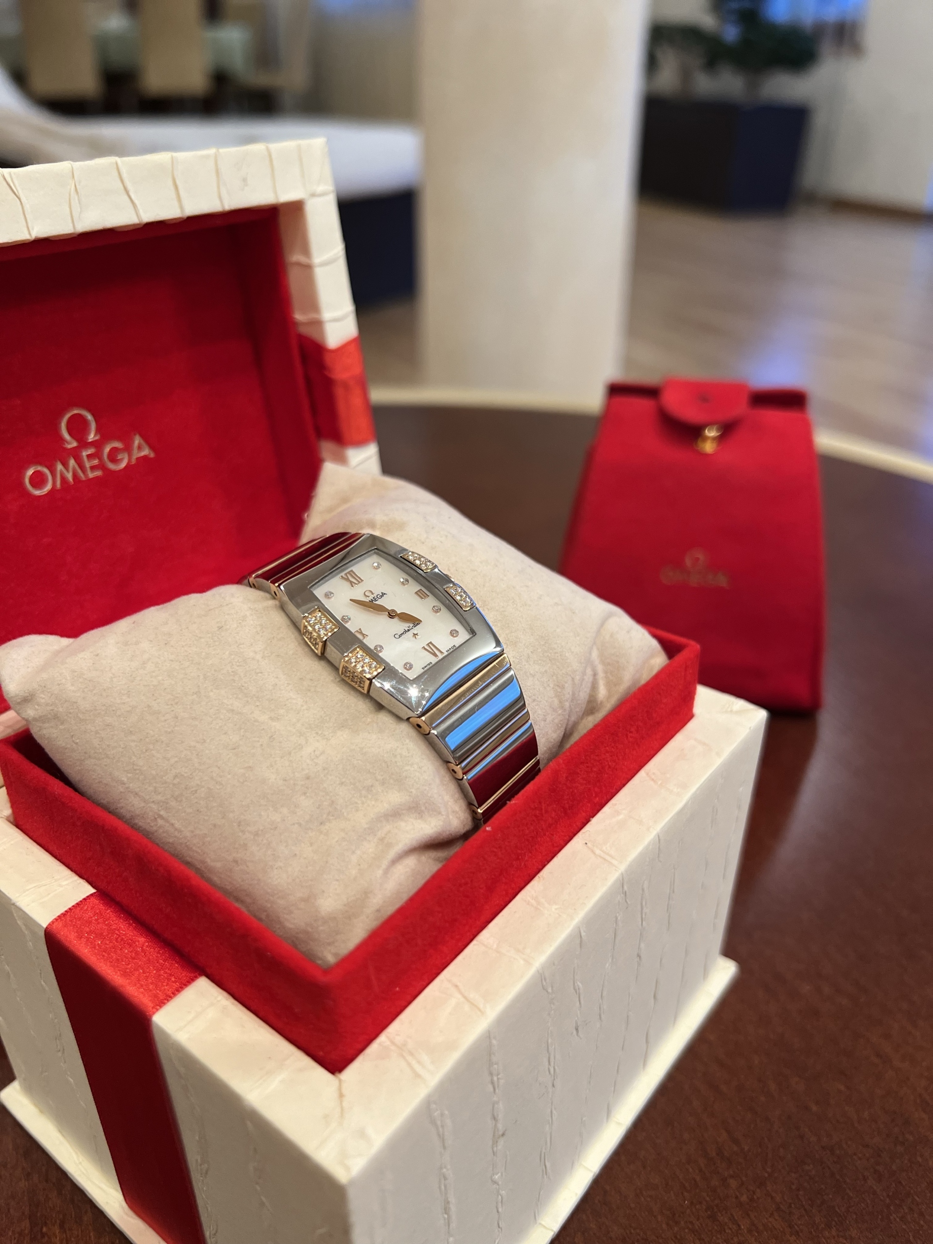 Omega Constellation Quadrella M of Pearl | Wrocław | Kup teraz na ...