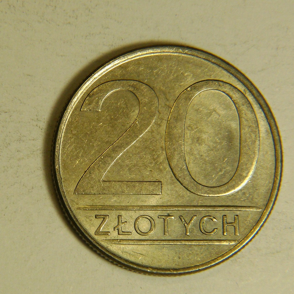 20 zl 1986 cyfra | Gościcino | Licytacja na Allegro Lokalnie