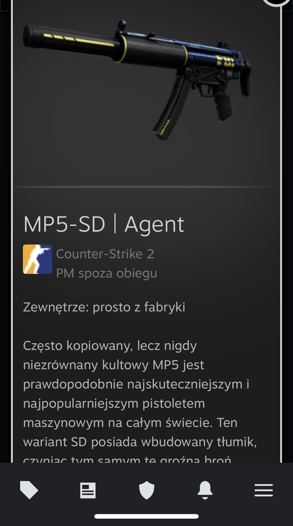 Skin CS2 MP5-SD | Agent | ZIELONKA | Kup teraz na Allegro Lokalnie