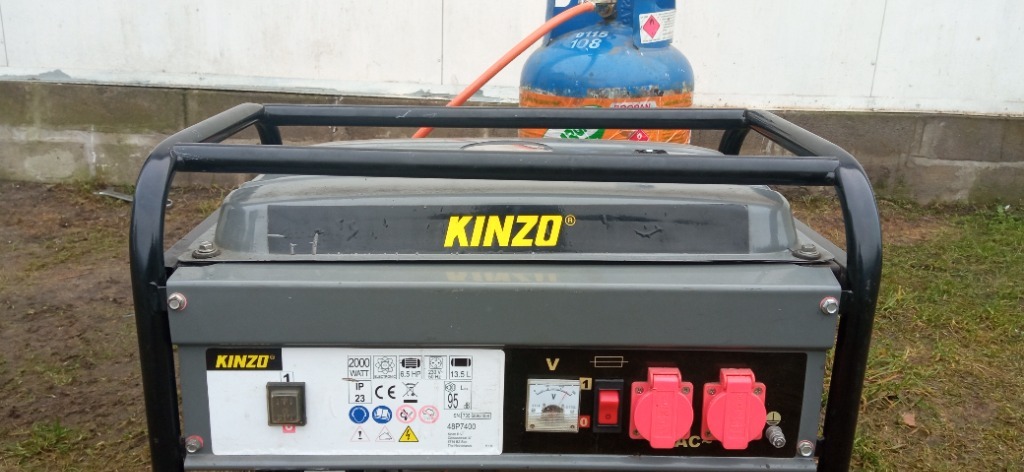 Agregat 2000W/2kW. BENZYNA, GAZ. LPG - CNG | Lipie | Kup teraz na ...