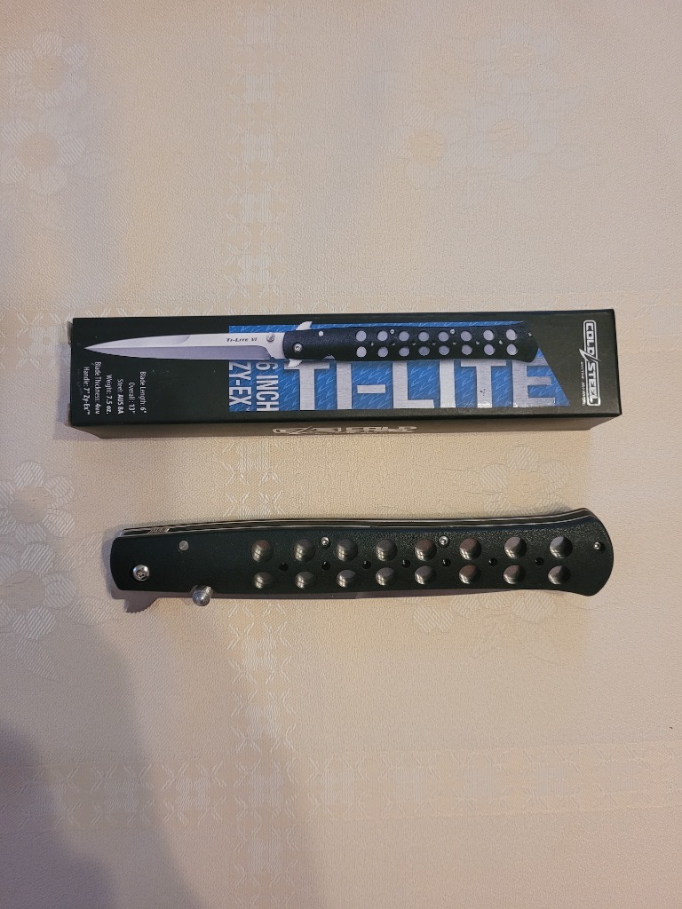 Nóż składany Cold Steel TiLite 6" AUS8A | Krzynowłoga Mała | Ogłoszenie ...