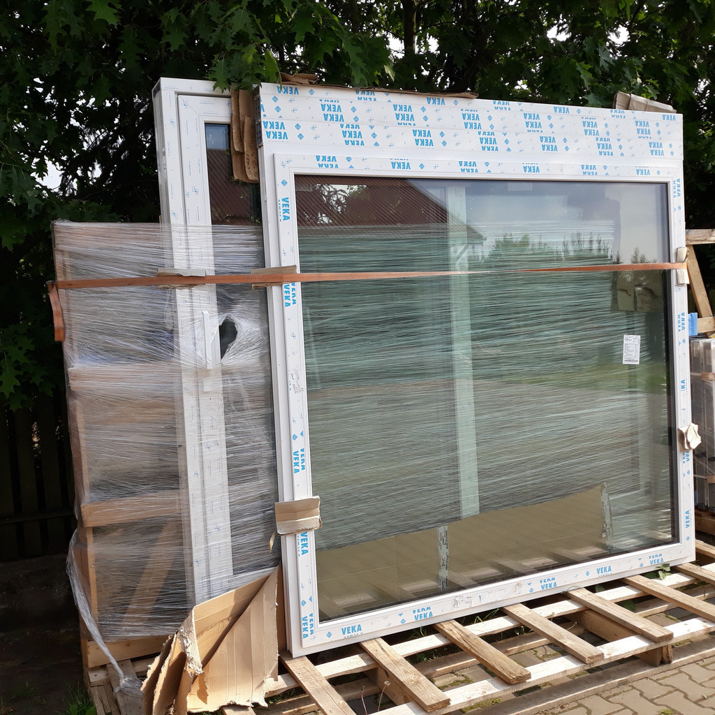 Okno Fix Pcv w Drzwi balkonowe i tarasowe - Allegro.pl