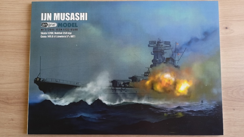 Angraf 5/2016 Pancernik IJN MUSASHI - 1:200 | Wejherowo | Kup teraz na ...