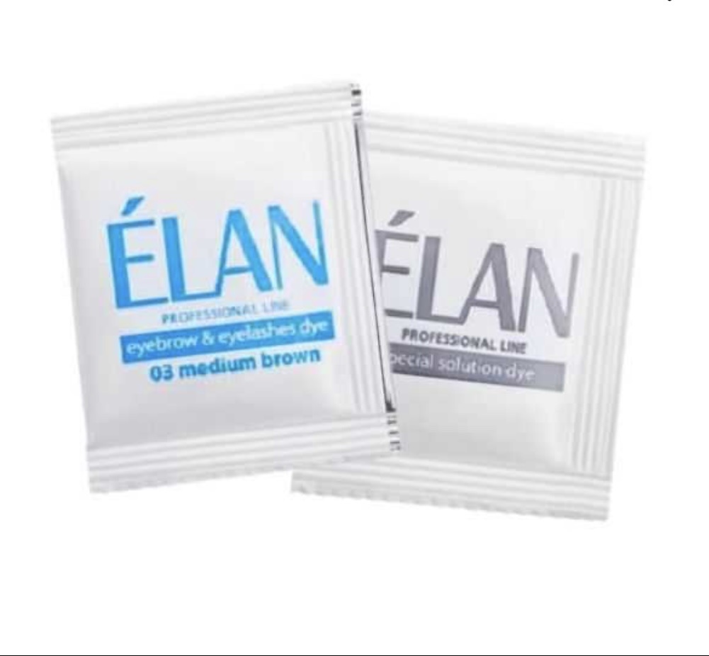 Farba do brwi Elan MEDIUM BROWN+Aktywator saszetka | Rotmanka | Kup teraz na Allegro Lokalnie