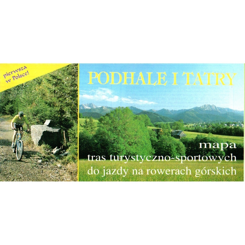 Podhale i Tatry MAPA do jazdy na rowerach górskich | Kraków | Kup teraz ...