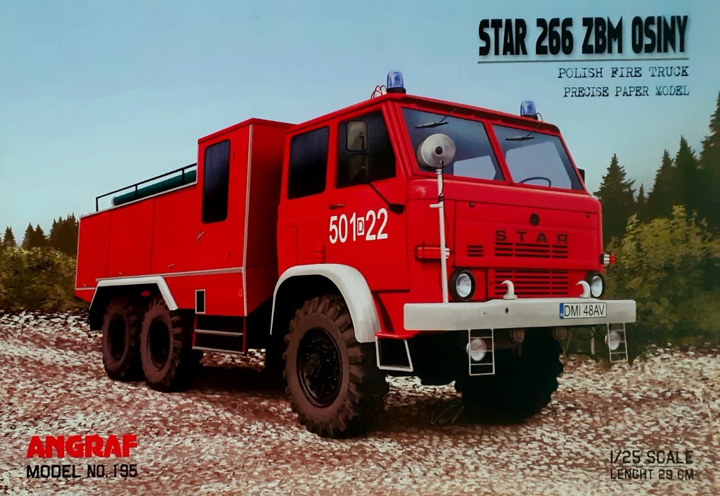 Star 266 Straż pożarna angraf.Stan idealny. Offset | Giżycko ...