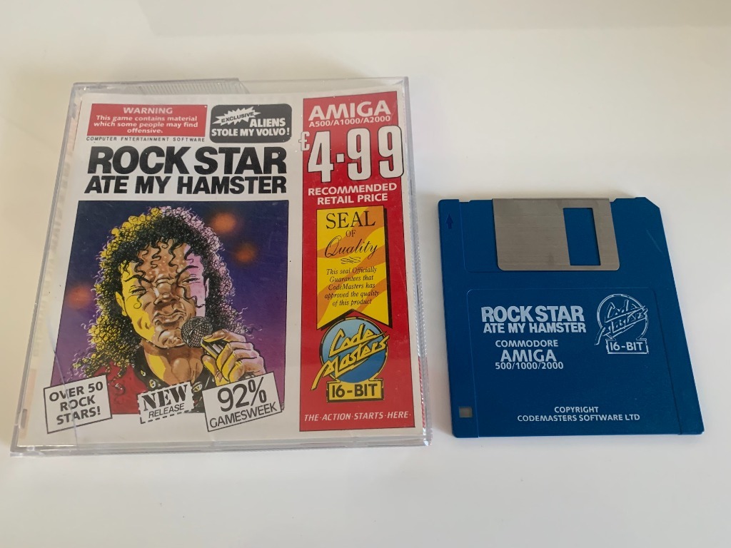 Rockstar Ate my Hamster Amiga Dyskietka 3 5” Kompl | Biala Podlaska ...