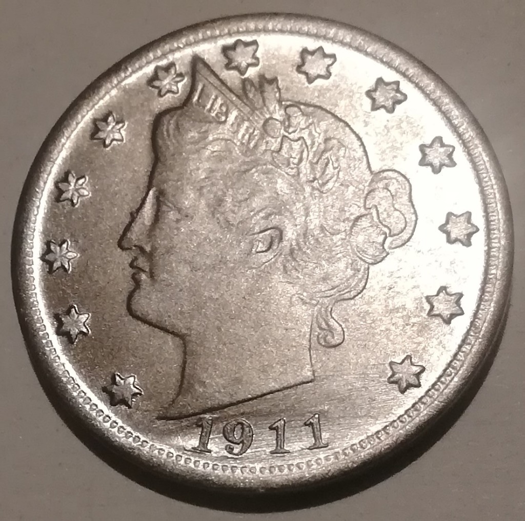 USA 5 Cents 1911 Liberty Nickel Pi Cent w Moneta Warszawa