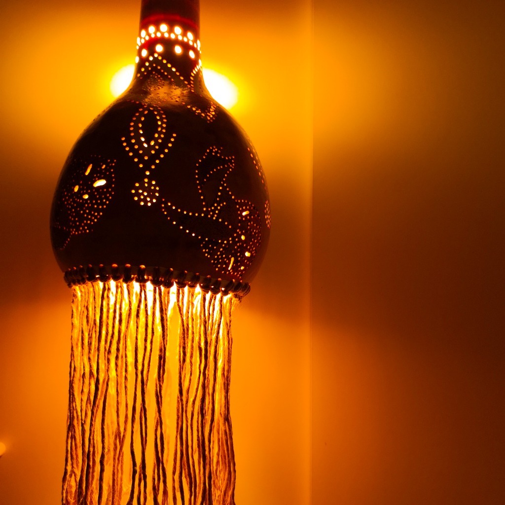 Lampa wisząca z tykwy, boho, rękodzieło | Karpacz | Kup teraz na ... Lampa wisząca z tykwy, boho, rękodzieło | Karpacz | Kup teraz na ...