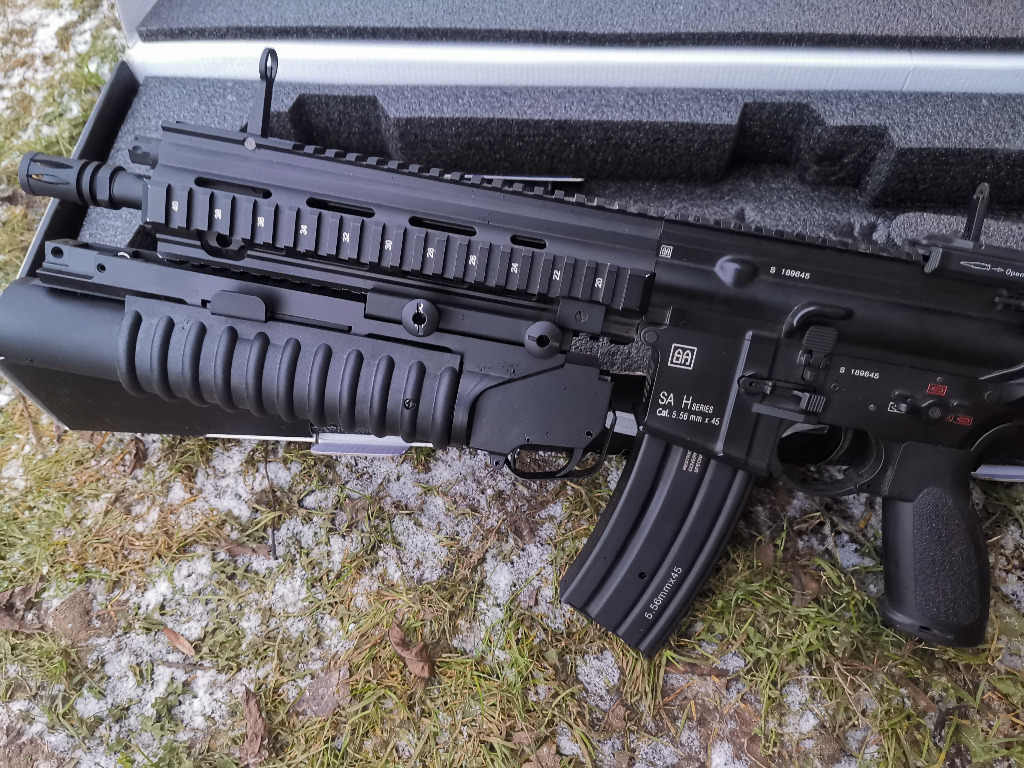 Replika karabinka HK416 z granatnikiem M203 | Złotkowo | Kup teraz na ...