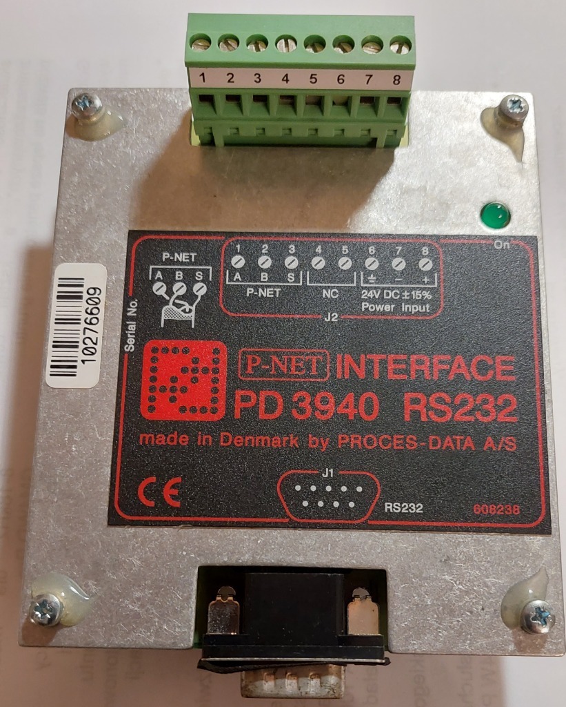 Interfejs P-Net do RS232 PD3940 / Proces Data | Mrągowo | Kup teraz na ...
