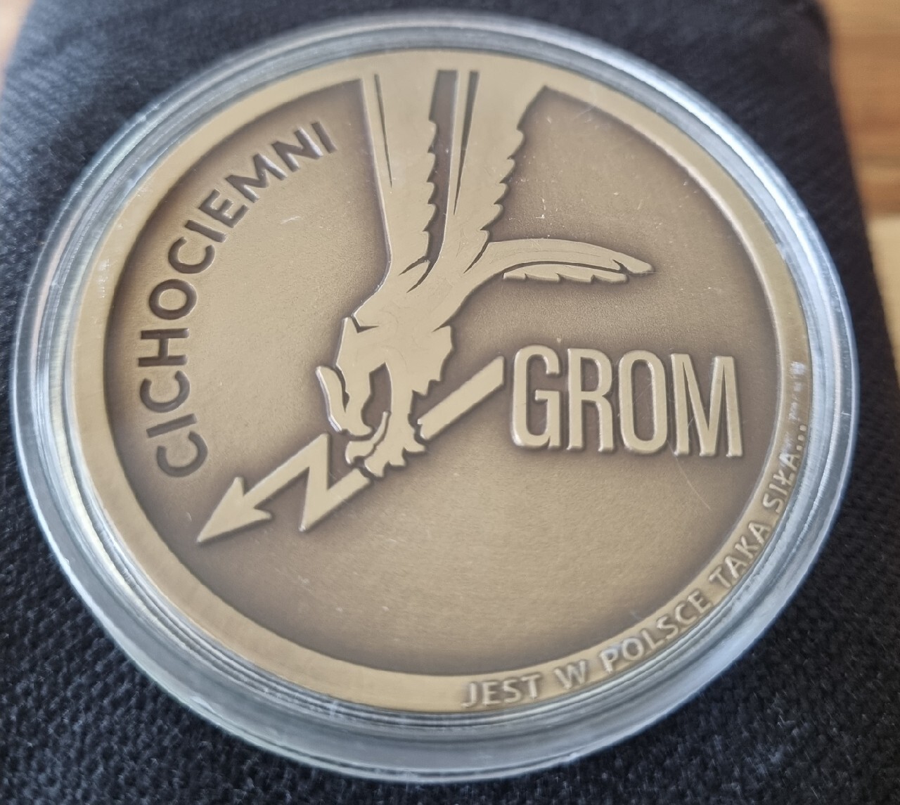 Coin pamiątkowy Jednostki Wojskowej Grom | Katowice | Licytacja na ...