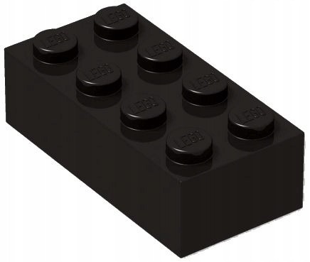 LEGO Czarny Brick 2 x 4 3001, 300126 2szt | Radom | Kup teraz na ...