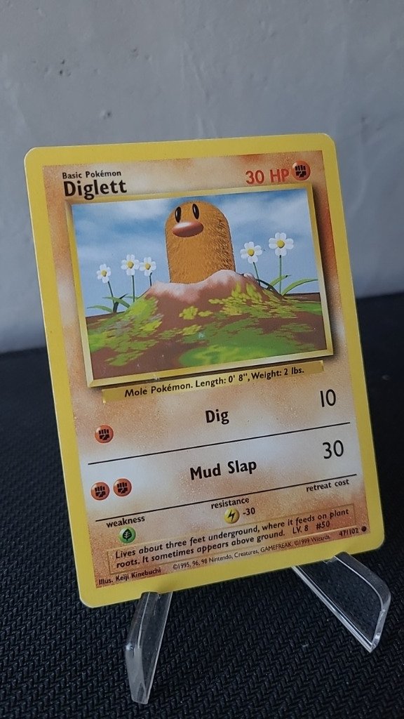 Diglett 47/102 base set 1999 karta pokemon | Warszawa | Licytacja na ...