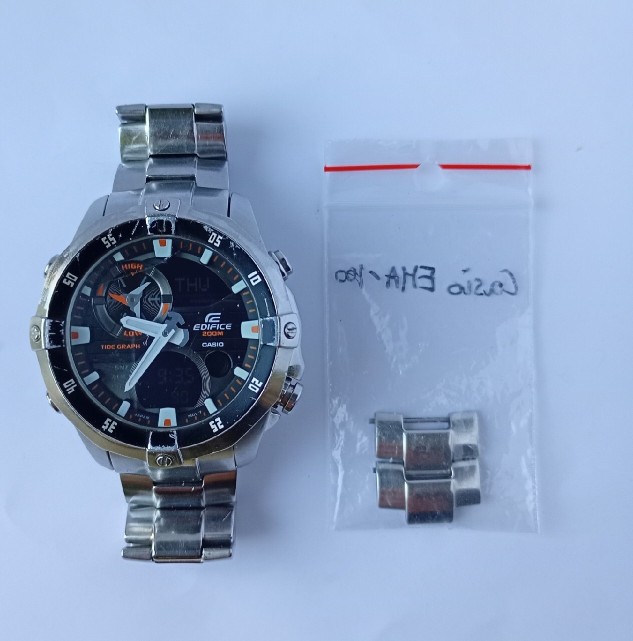 Vintage Casio Edifice EMA100 moduł 5299 diver wr200 moonphase | Głogów ...
