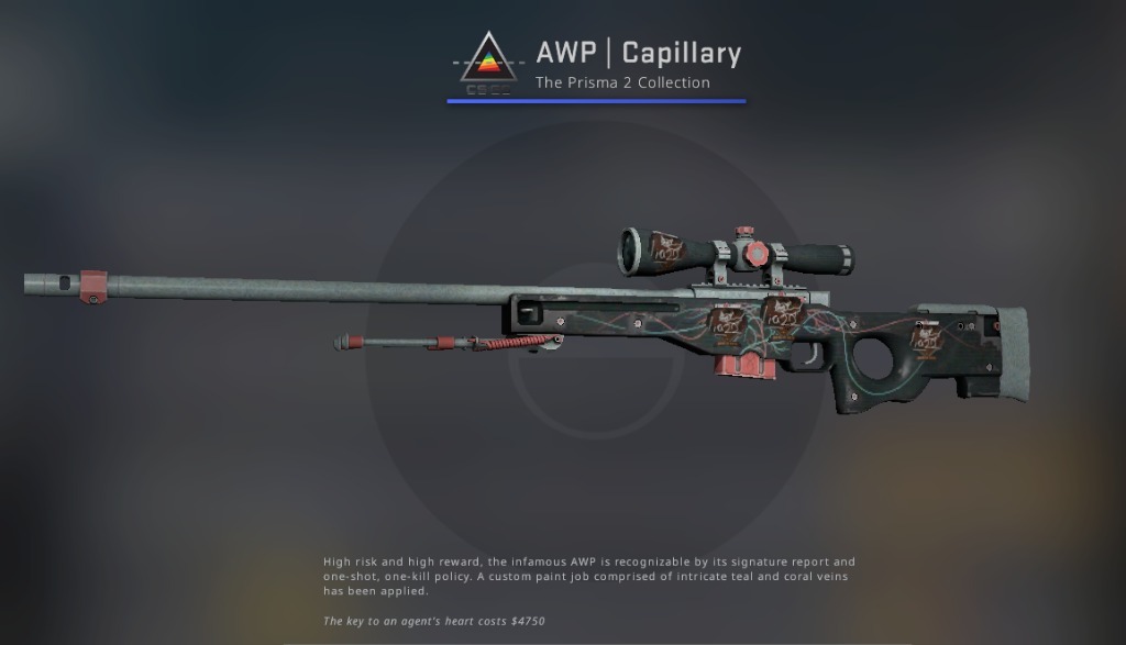 SKIN CS:GO AWP | Kapilara/Capillary 4x NAKLEJKA | Warszawa | Kup teraz ...