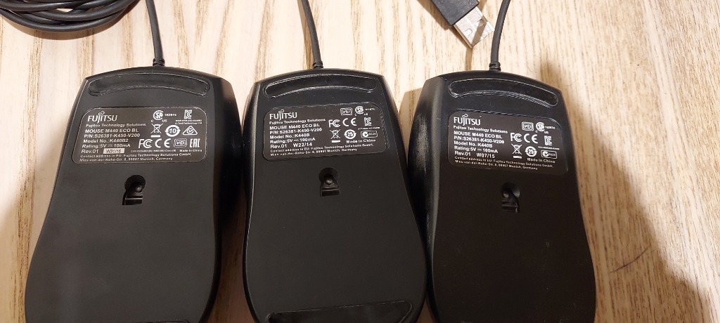 Fujitsu Mouse M440 Eco Black Wired - myszka | Toruń | Kup teraz na ...