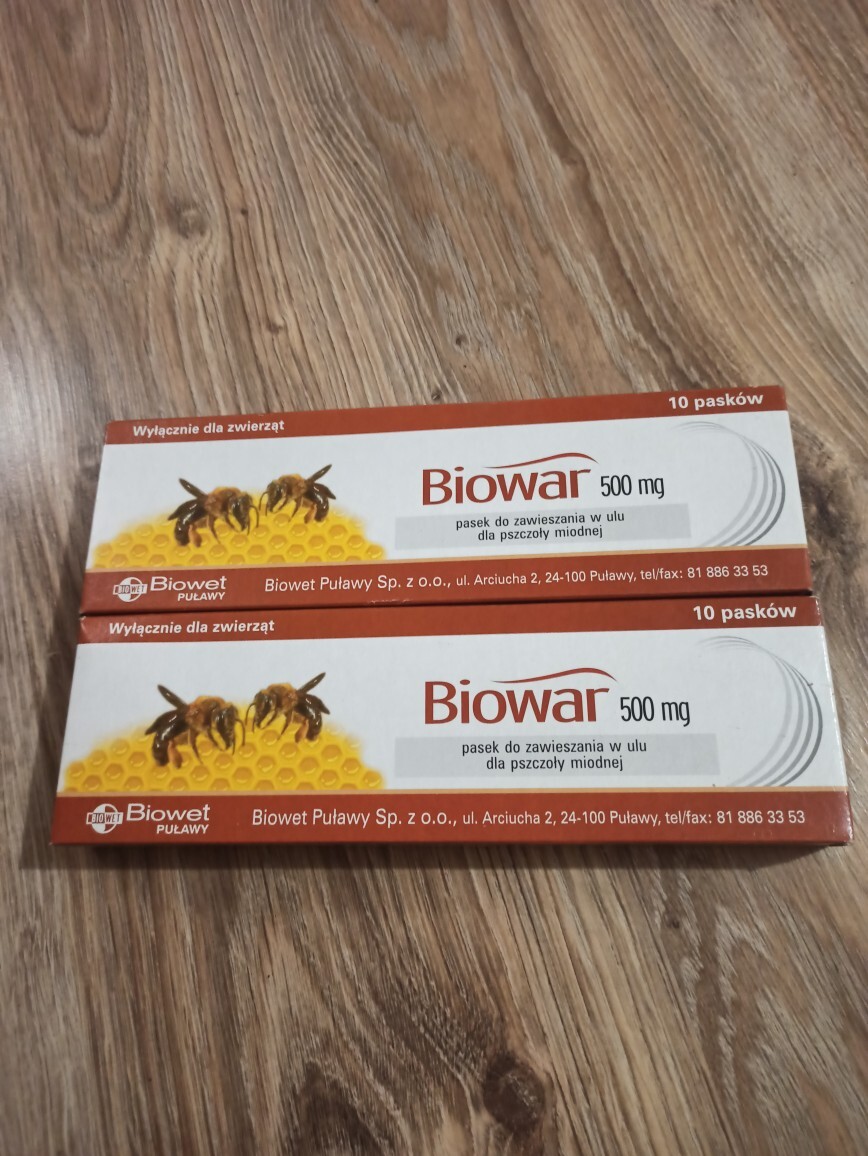 Paski na warroze biowar 500 | Namysłów | Kup teraz na Allegro Lokalnie