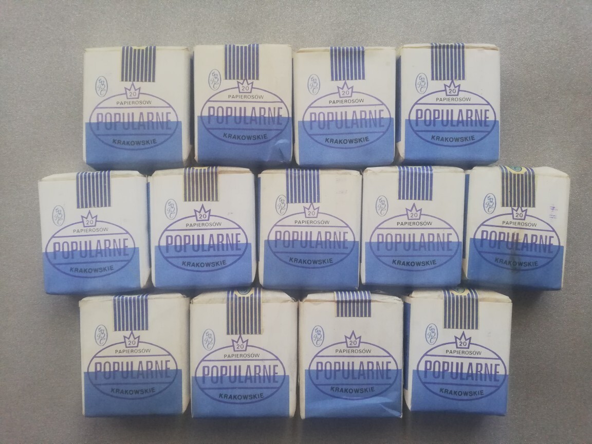 Papierosy Popularne Krakowskie - Niska cena na Allegro.pl