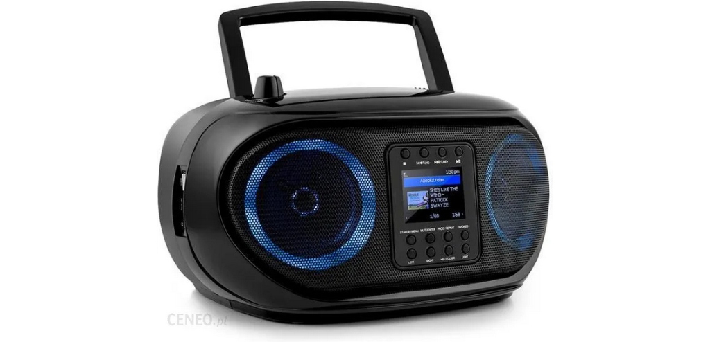 Radio internetowe Radio Dab Boombox Efekty Led Smart Wifi Bluetooth W3 ...