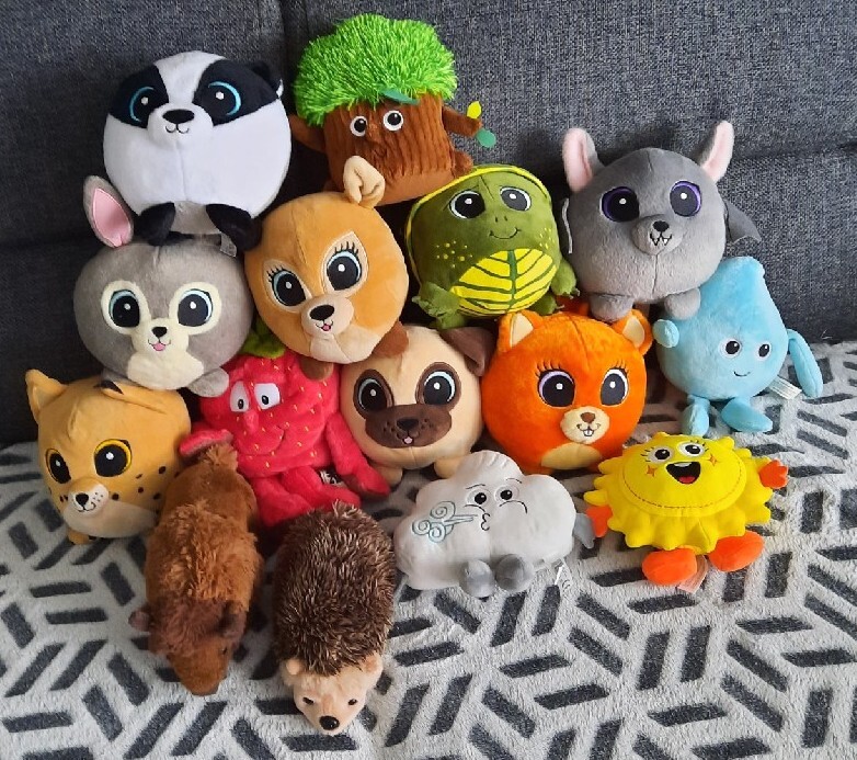 Pluszaki- gangi z biedronki | Sędzin | Kup teraz na Allegro Lokalnie