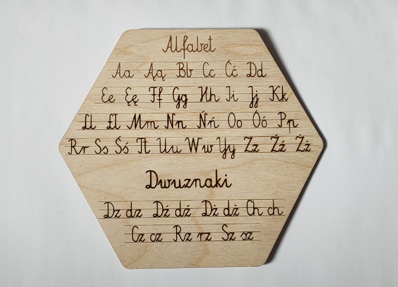 Tablice edukacyjne alfabet sklejka | Rudna | Kup teraz na Allegro Lokalnie