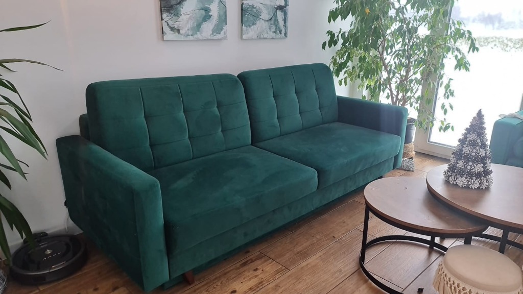 Kanapa butelkowa zieleń | Wyry | Kup teraz na Allegro Lokalnie