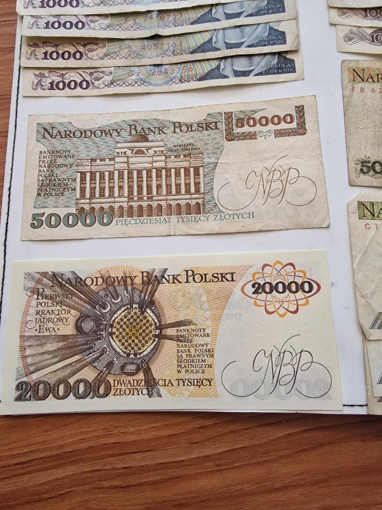 Polskie banknoty PRL staszic, skłodowska curie | Łambinowice ...