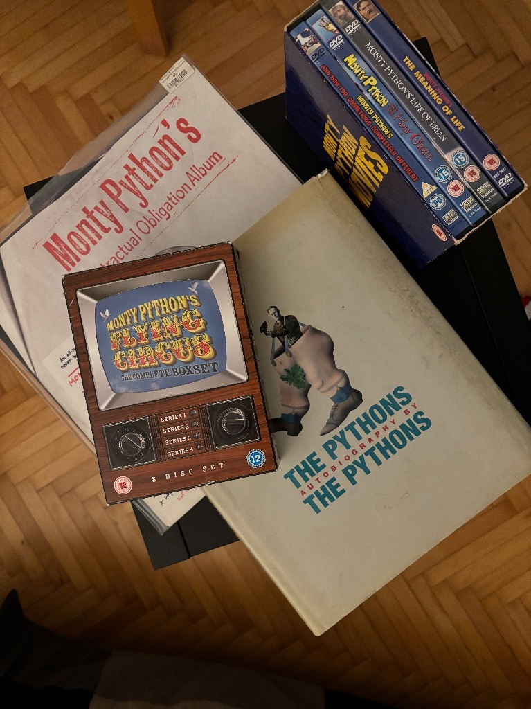 Monty Python film, TV, book, and vinyl collection | Warszawa | Kup ...