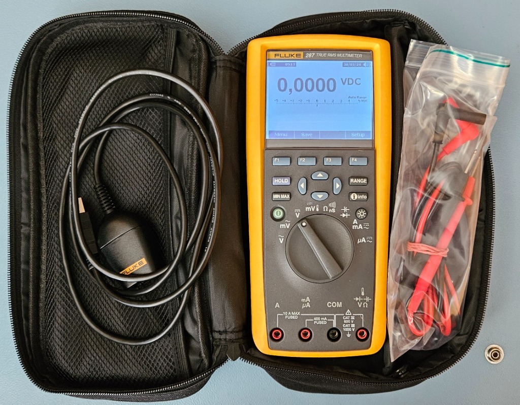 Multimetr FLUKE 287 + Etui + kable (USB) | Kraków | Kup teraz na ...