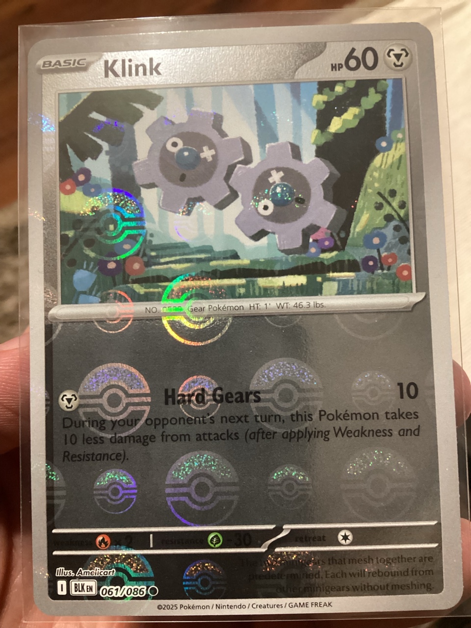 Pokémon TCG: Klink 061/086 Black Bolt & White Flare (Pokeball ...