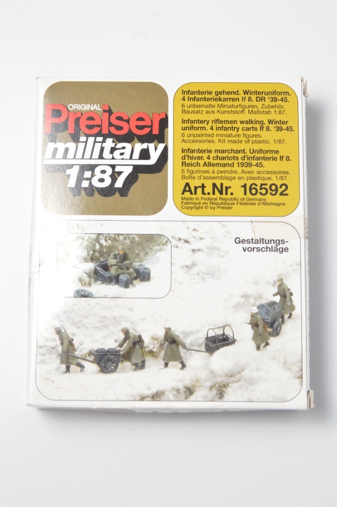 Preiser military 1:87 Infanterie in Winteruniform 16592figurki | Warszawa | Kup teraz na Allegro ...