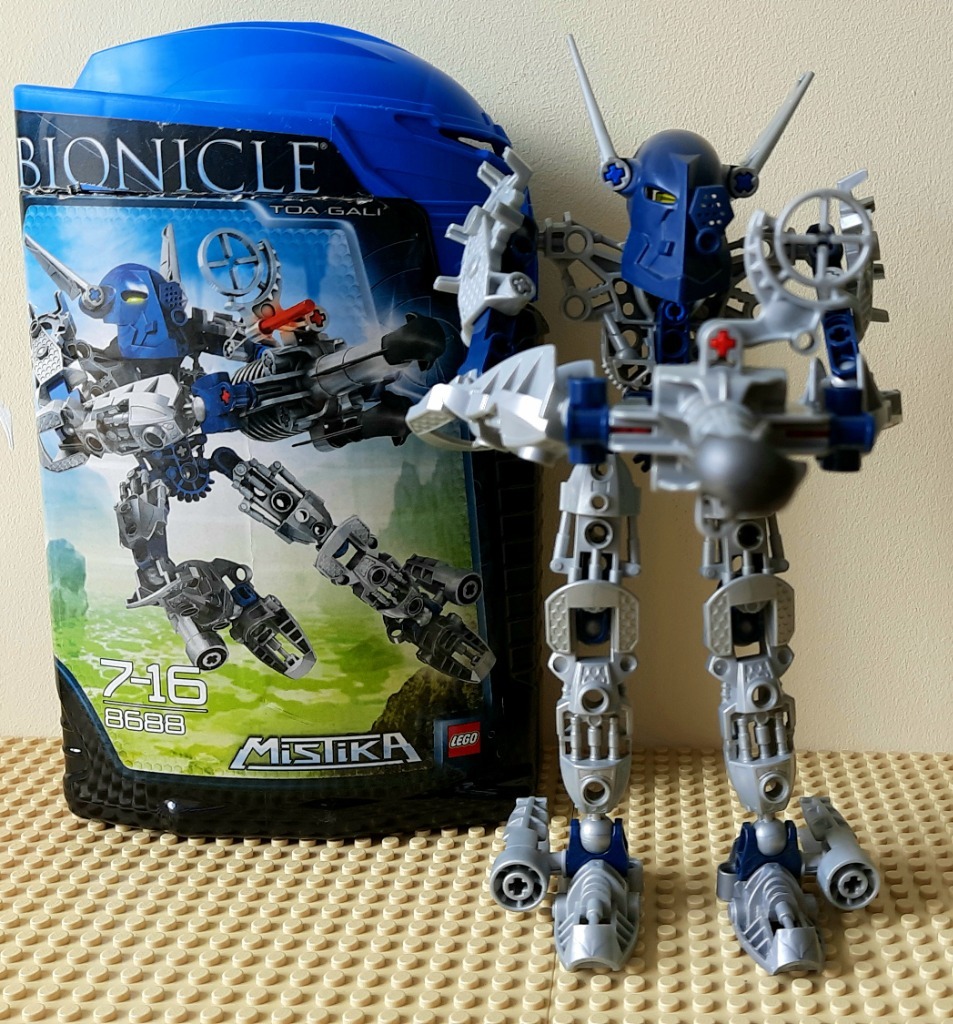 LEGO Bionicle Mistika Toa Gali 8688 + PUDEŁKO | Wrocław | Licytacja na ...