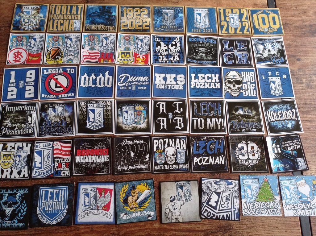 Vlepki Lech Poznań Arka Gdynia Cracovia KSZO | Śrem | Kup teraz na ...