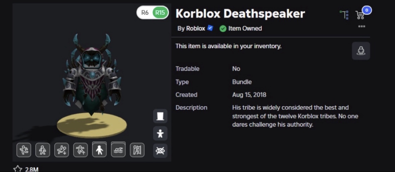Konto ROBLOX OG 2013 KORBLOX DEATHSPEAKER | Trzcianka | Kup teraz na ...