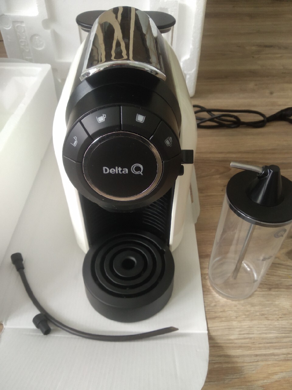 Ekspres kapsułkowa delta q qool milk | Rdzawa | Kup teraz na Allegro Lokalnie