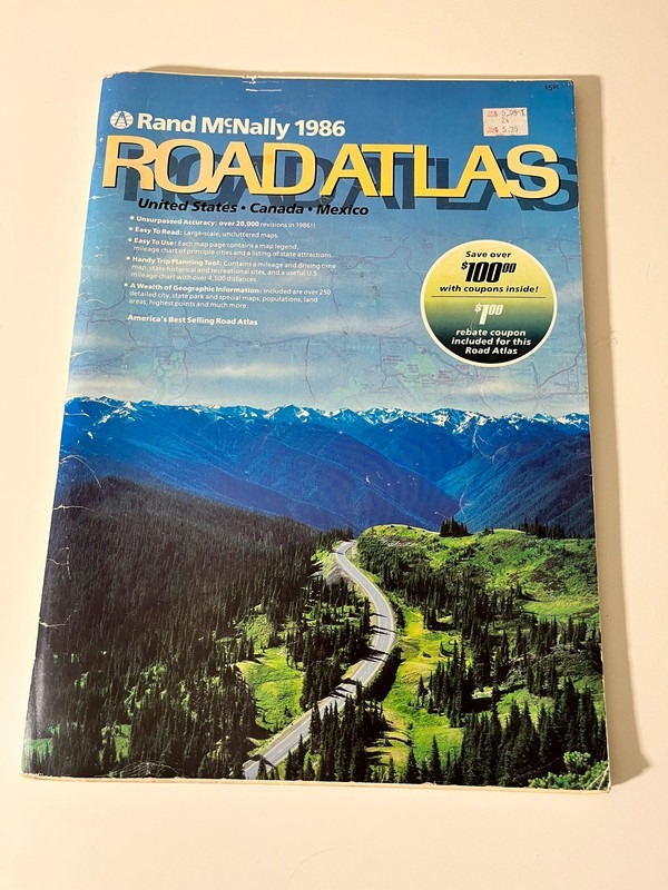 Atlas drogowy Rand Mcnally USA Road Atlas 1986 | Stryszawa | Kup teraz ...