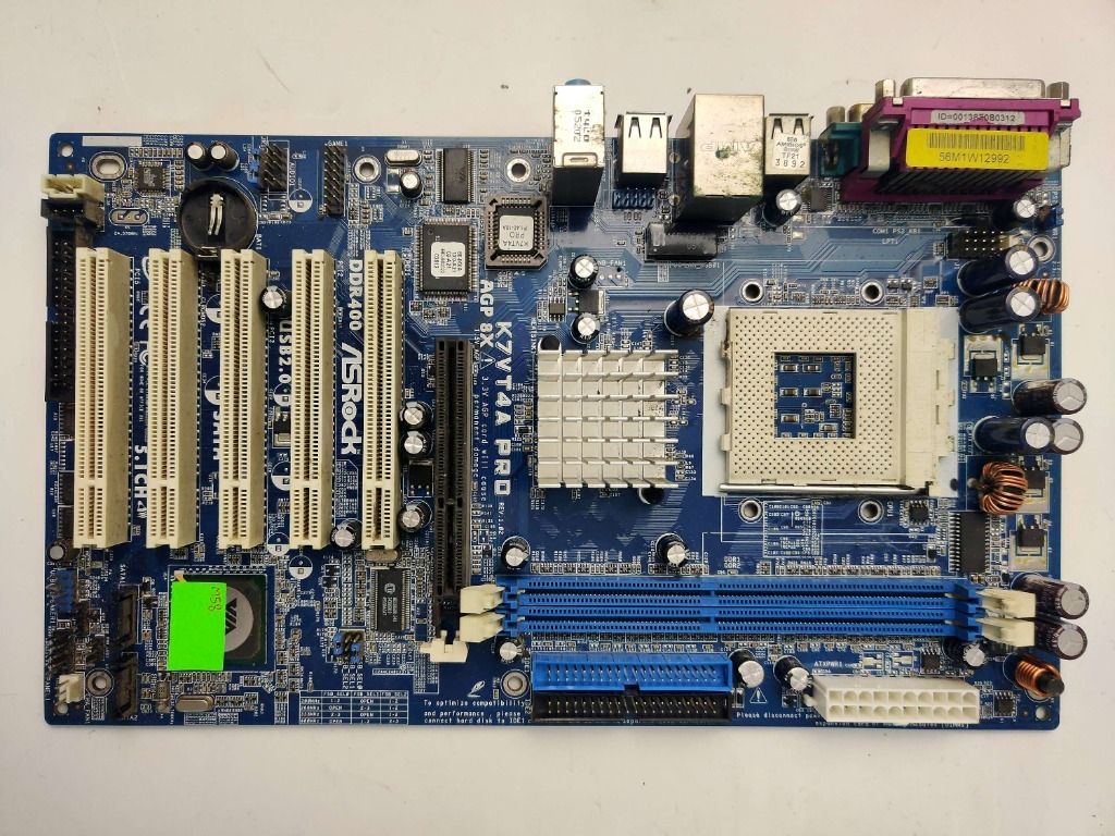Płyta główna Socket A 462 Asrock K7VT4A Pro AMD Athlon AGP DDR | Kraków ...