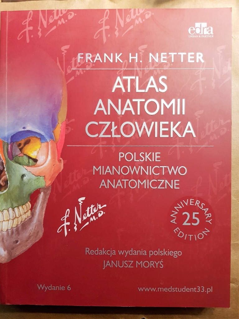Atlas Anatomii Człowieka Netter - Medycyna, nauki medyczne - Książki ...