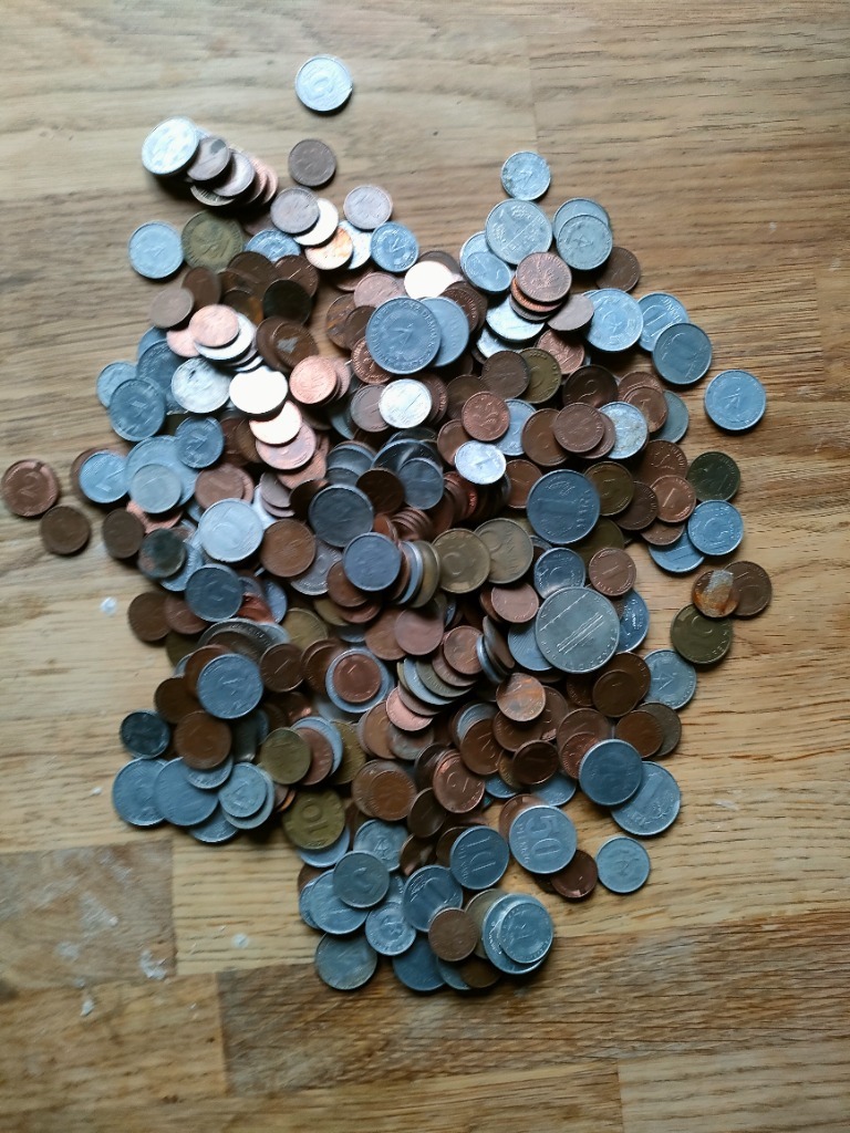 Monety Niemcy 1 kg RFN NRD DDR pfennigi | Mońki | Ogłoszenie na Allegro ...