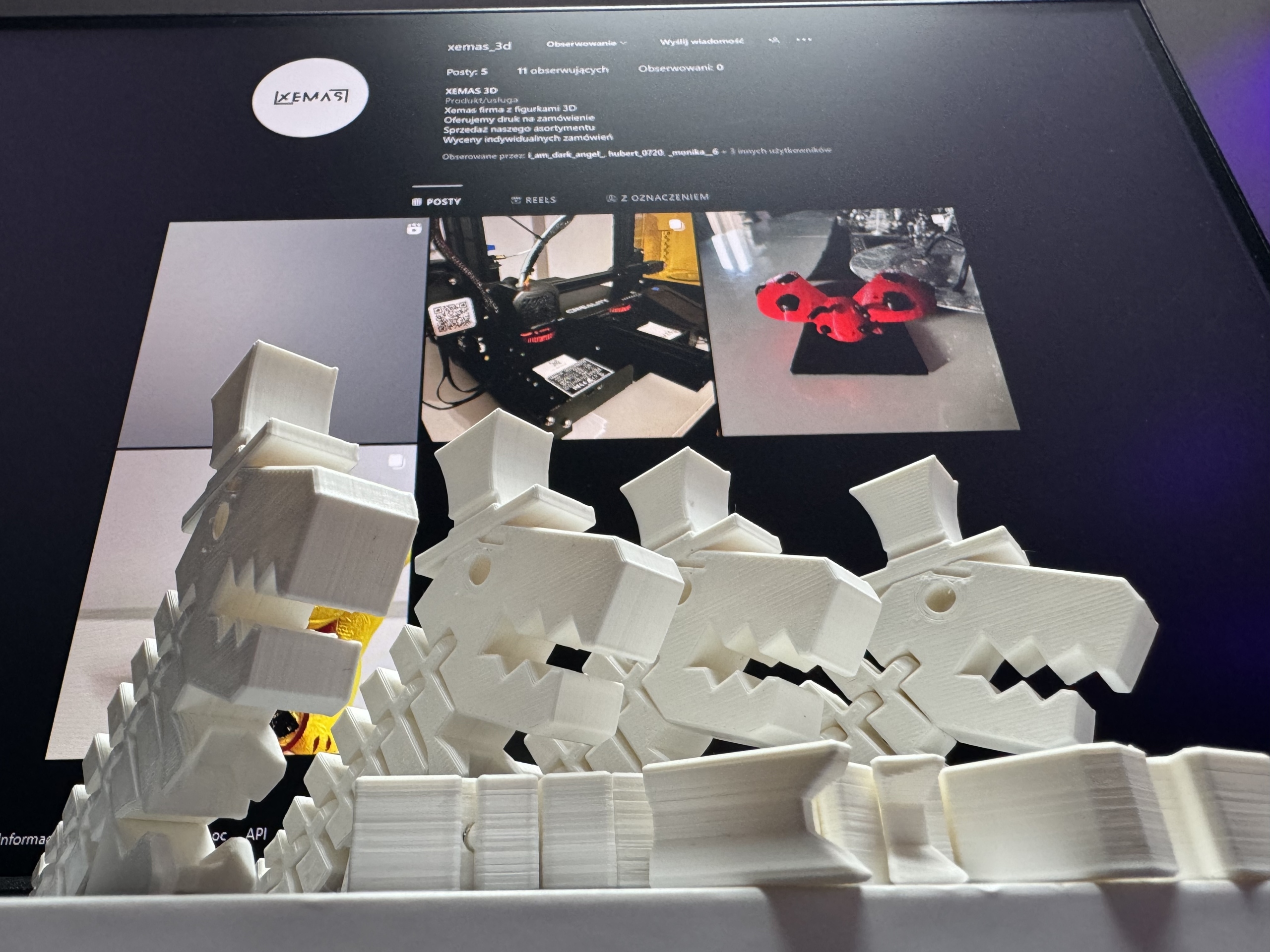 Flex Rex dino TRex 3D Keychain | Chełmiec | Kup teraz na Allegro Lokalnie