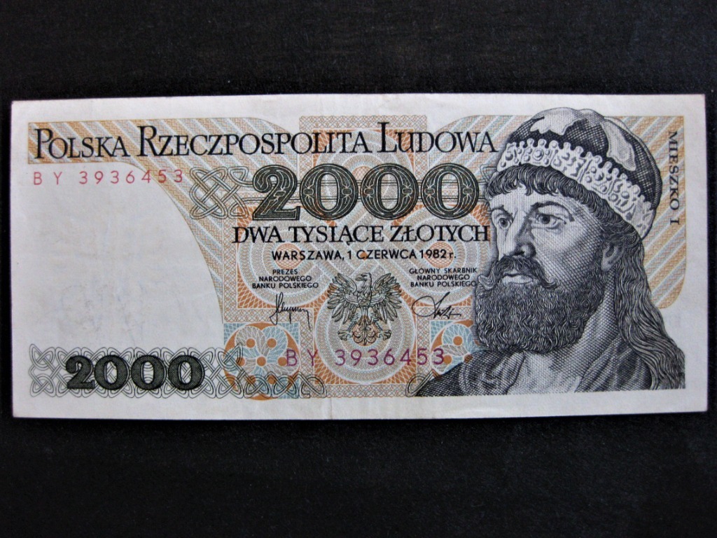 +Banknot 2000 zl + 1982 + | Aachen | Licytacja na Allegro Lokalnie