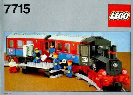 LEGO Train 12V 7715 z 1985r Push along Train | Łódź - Widzew | Kup ...